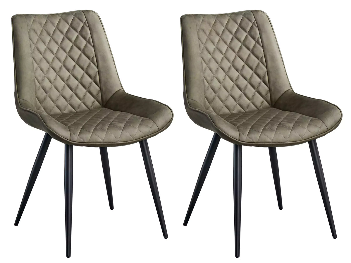 Tyler Fabric Dining Chairs (Set of 2) — Furniture Bazaar