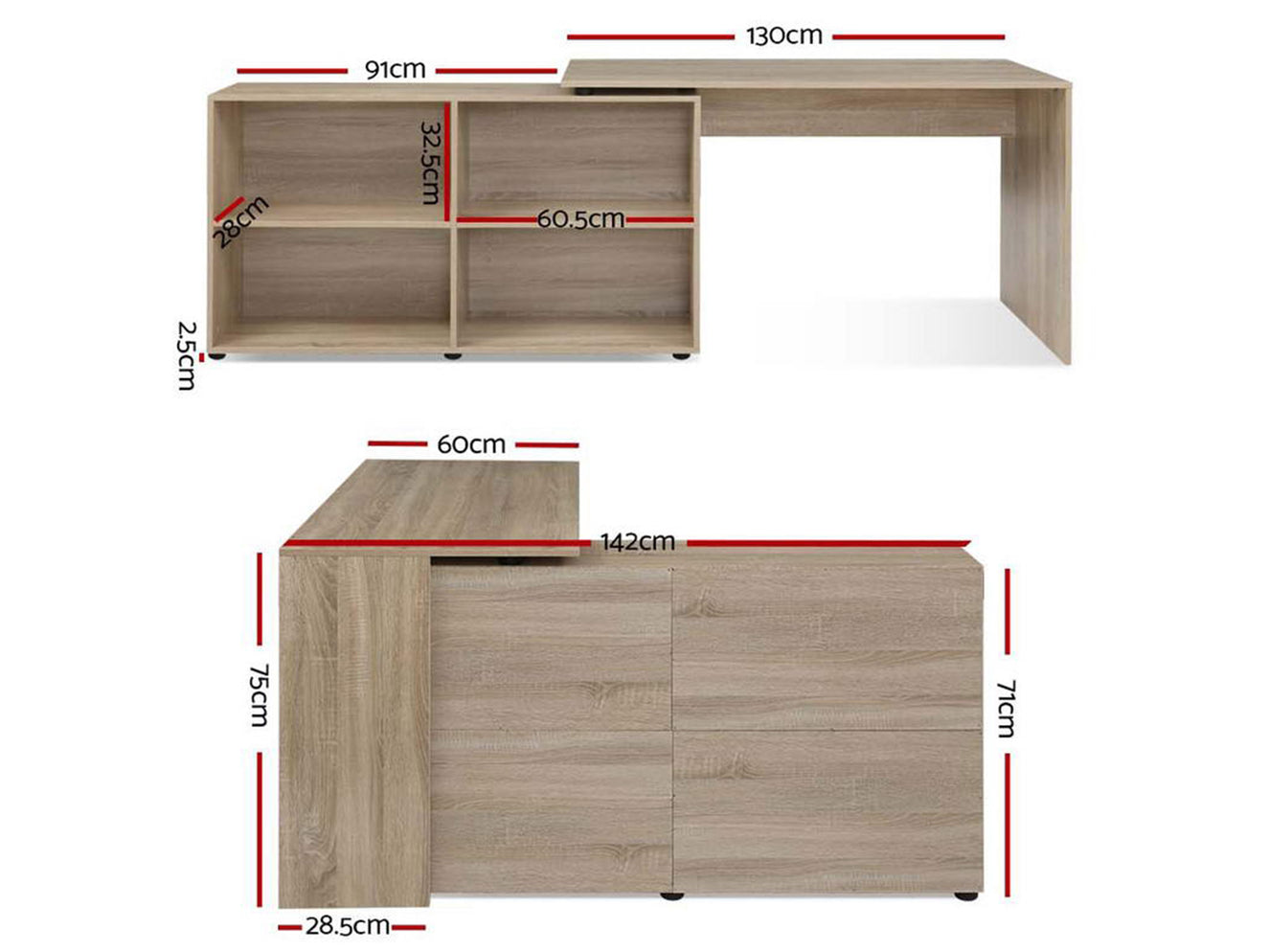 Luca Desk — Furniture Bazaar