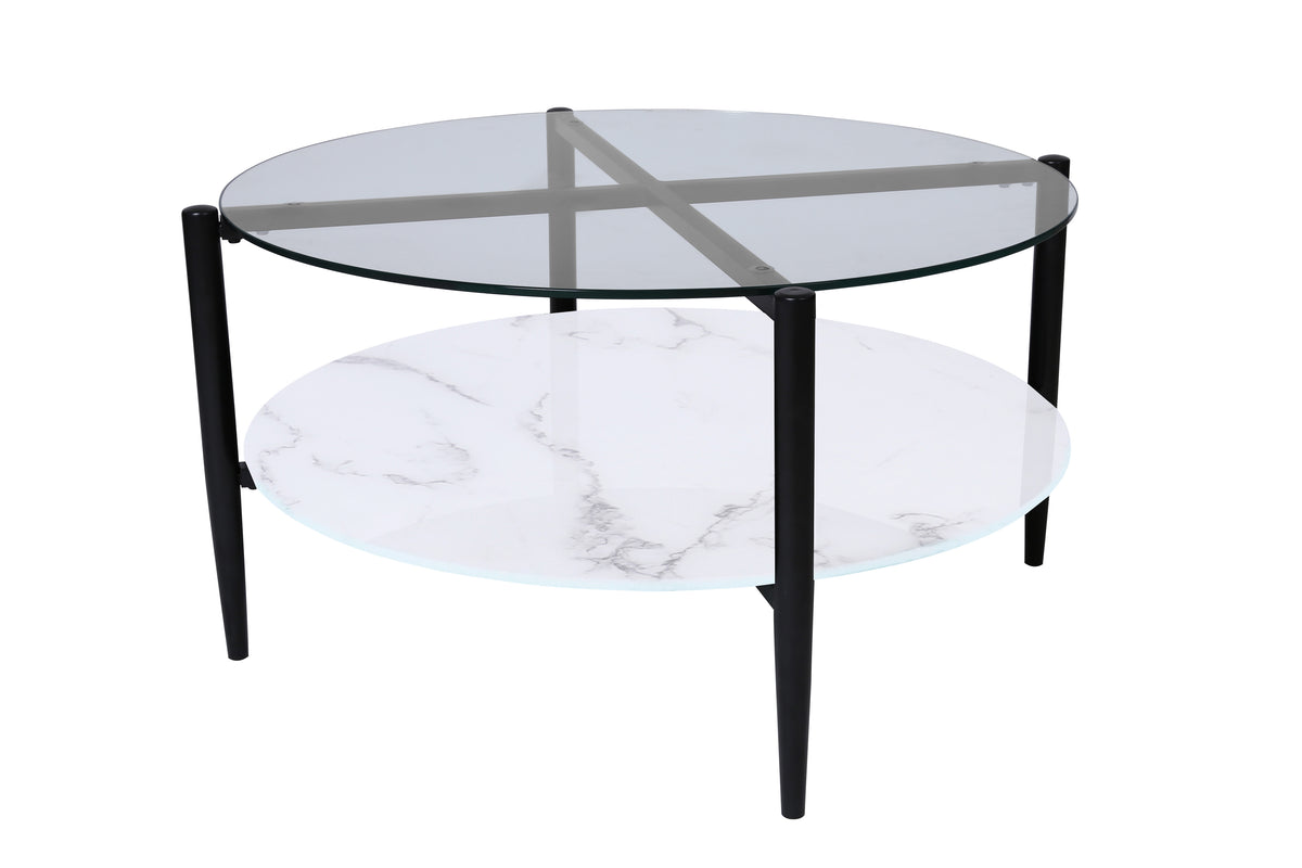 Sandy Round Coffee Table — Furniture Bazaar